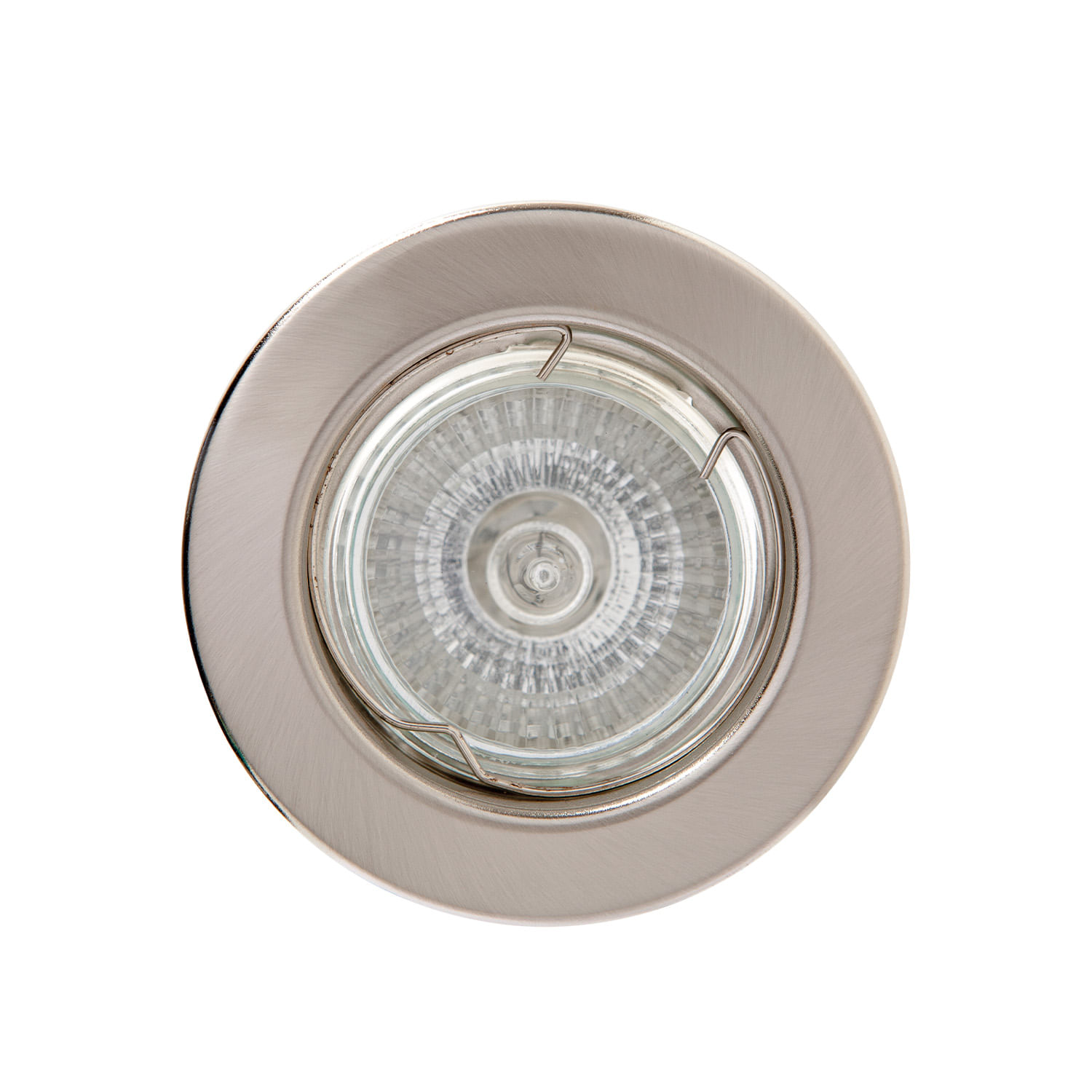 FOCO EMPOTRADO NÍQUEL MATE FIJO MR16 - ByP