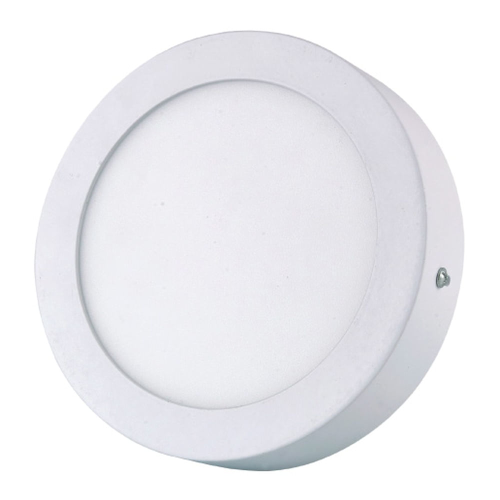 PANEL LED CIRCULAR SOBREPUESTO 12W LUZ BLANCO NEUTRO 4000K BASIC - ByP