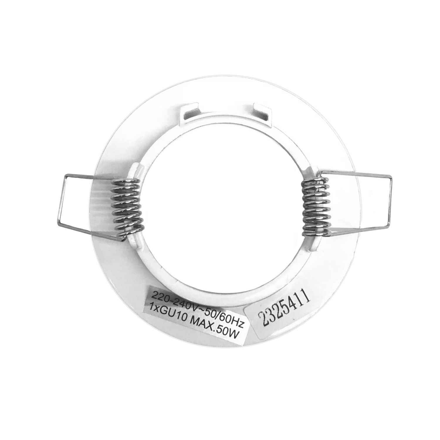 Foco Empotrado Fijo Aluminio Blanco GU10 50W | ByP - ByP